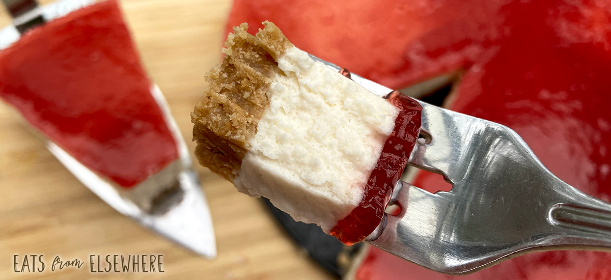 Light and creamy European-style no-bake cheesecake - Eats from Elsewhere